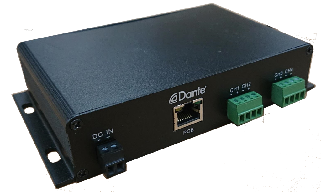 Dante and PoE Product Images – Audio Amplifier ODM / OEM