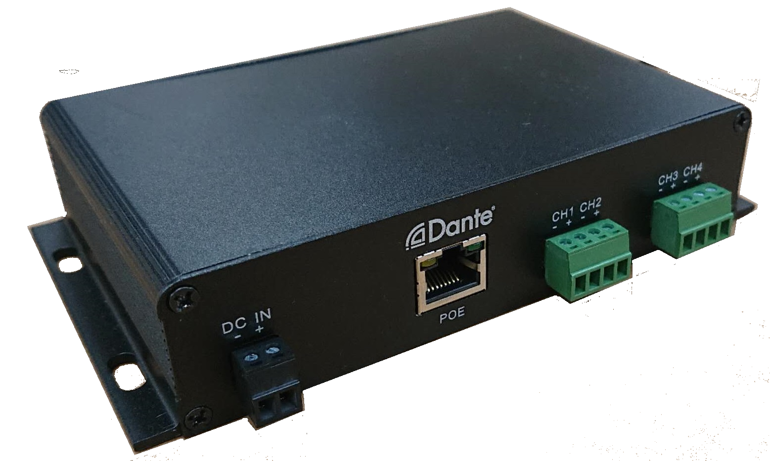 Dante and PoE Product Images – Audio Amplifier ODM / OEM